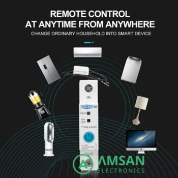 Smart MCB Wifi 63A Energy Kwh Meter AC Over Under Voltage Protection ...