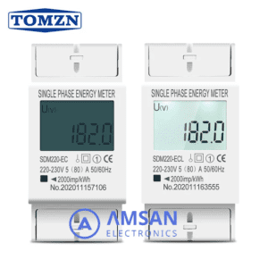 Kwh Meter din rail TOMZN 80A digital power consumtion energy meter ...