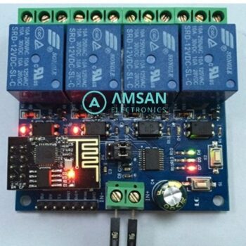 Relay 4 Channel WiFi DC 12V ESP8266 ESP-01 Module For IOT Smart Home ...